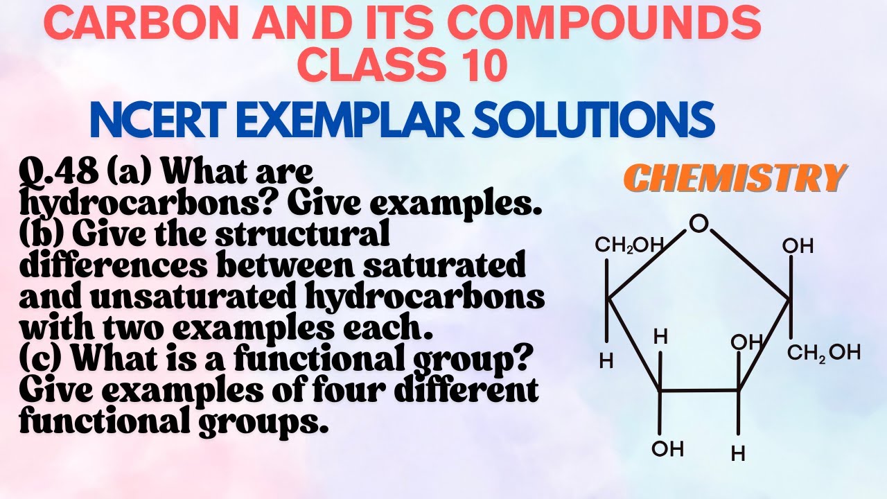 (a) What are hydrocarbons? Give examples. (b) Give the structural ...