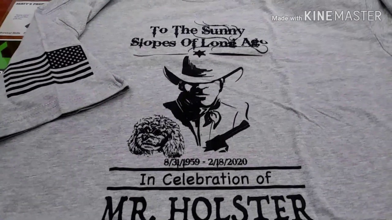 MR. HOLSTER T-SHIRT ARRIVED - YouTube