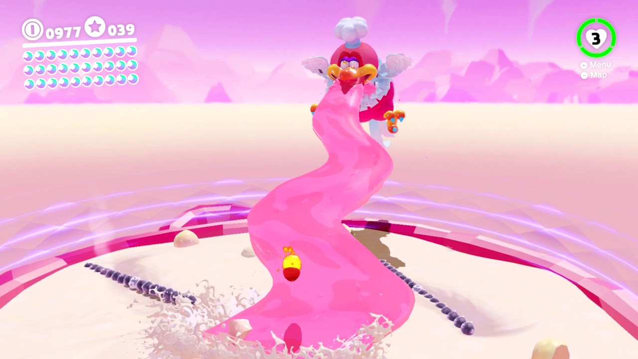 Cookatiel (Rematch) | Super Mario ODyssey Boss Battle - YouTube