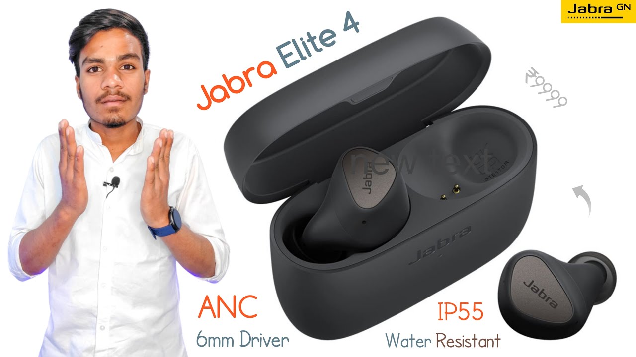 Jabra Elite 4 | Features & Specs | ANC, 6mm Drivers, Qualcomm aptX ...