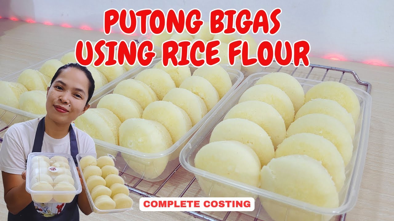 PUTONG BIGAS USING RICE FLOUR |Complete Costing | Tipid Tips atbp - YouTube