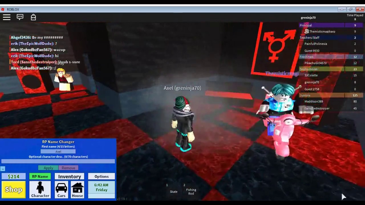 Partying at Club Red!!! / Roblox High School (w/ Myst) - Detentions ...