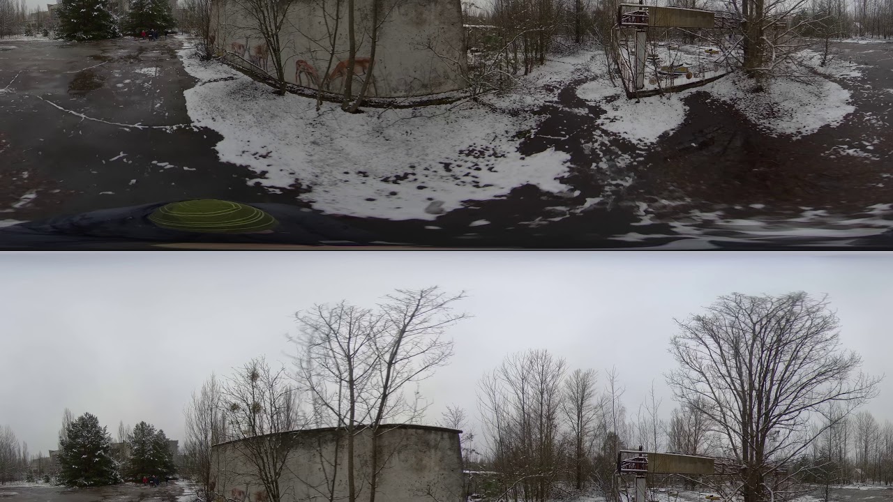 Chernobyl 360 Pripyat VR 8K 3D old town nuclear reactor Nuclear Power ...