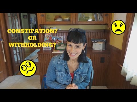 Poop Series #3  Constipation vs Withholding
