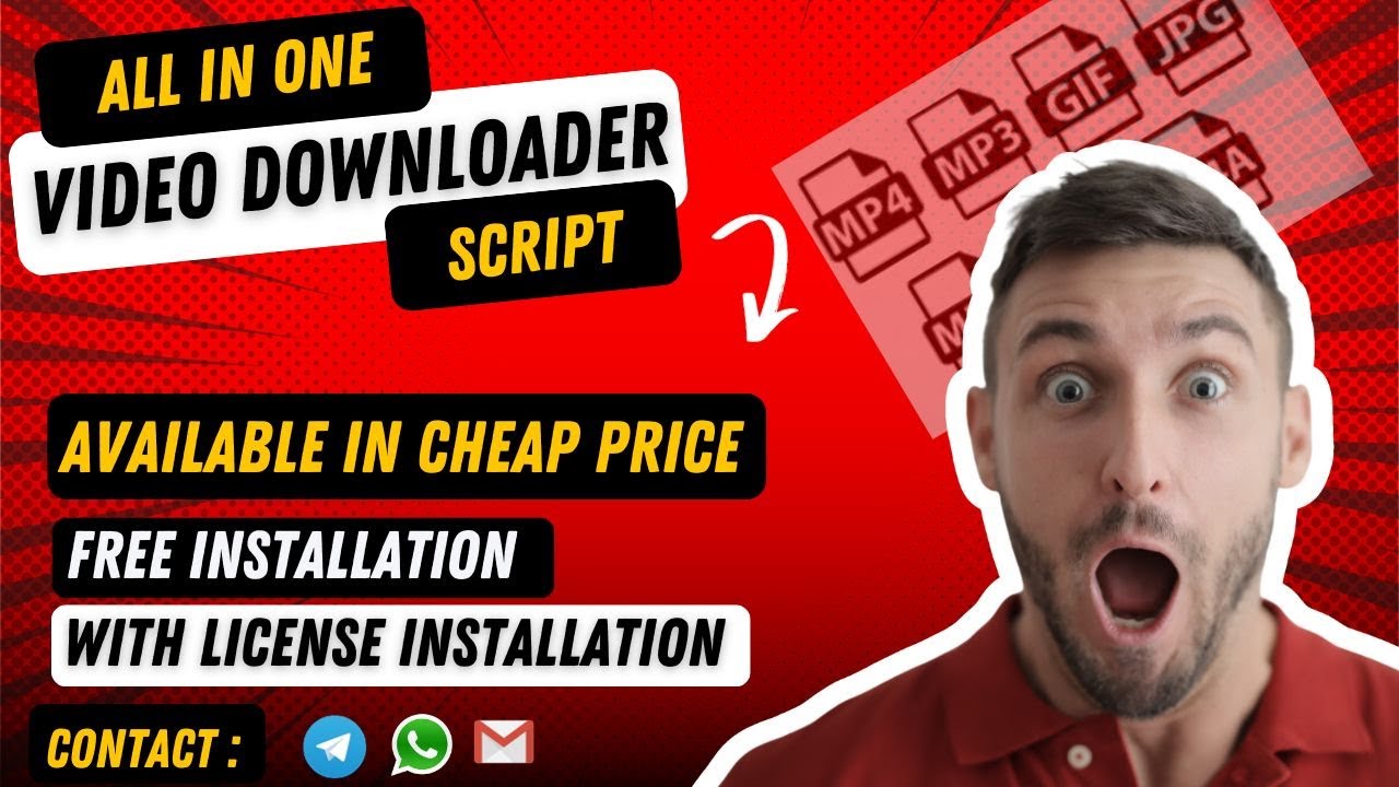 [Full Latest Version] All in One Video Downloader Script (In Cheap ...