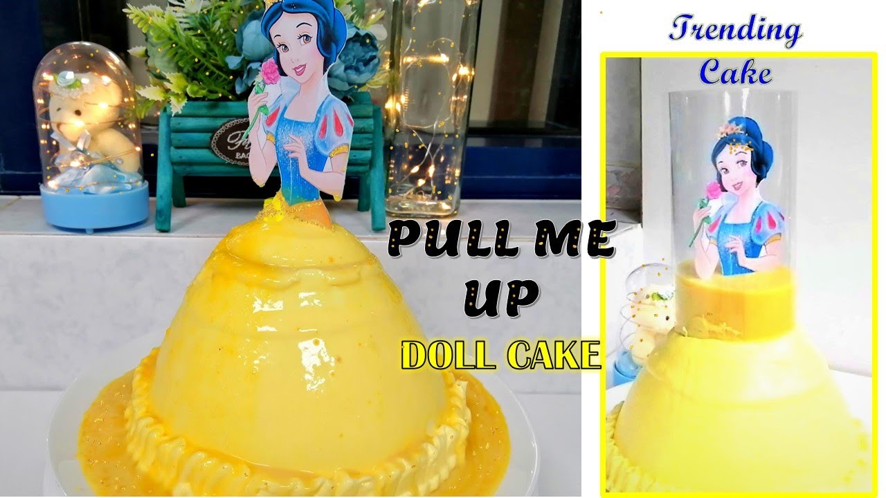 Pull Me Up Doll Cake/ഇപ്പോഴത്തെ ട്രെൻഡിംഗ് ഡോൾ കേക്ക്/Trending Princess ...