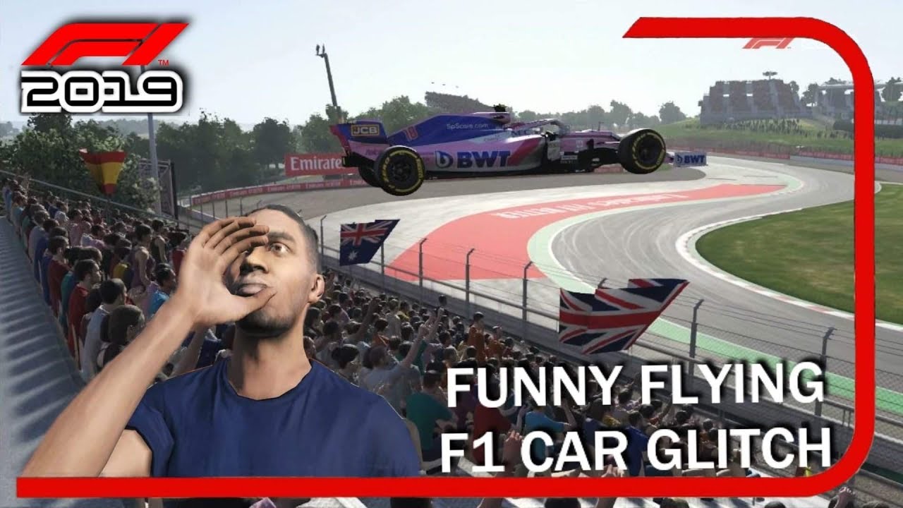 FUNNY FLYING CAR GLITCH ON F1 2019 - YouTube