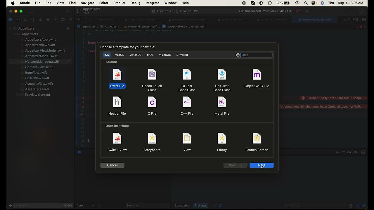 API Calling with Network Manager in MVVM - SwiftUI 2024 Tutorial - YouTube