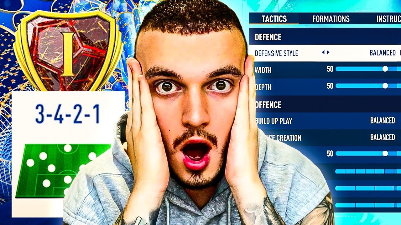 a New BROKEN Formation 👀 Best FC24 3421 Custom Tactics 🚨 - YouTube