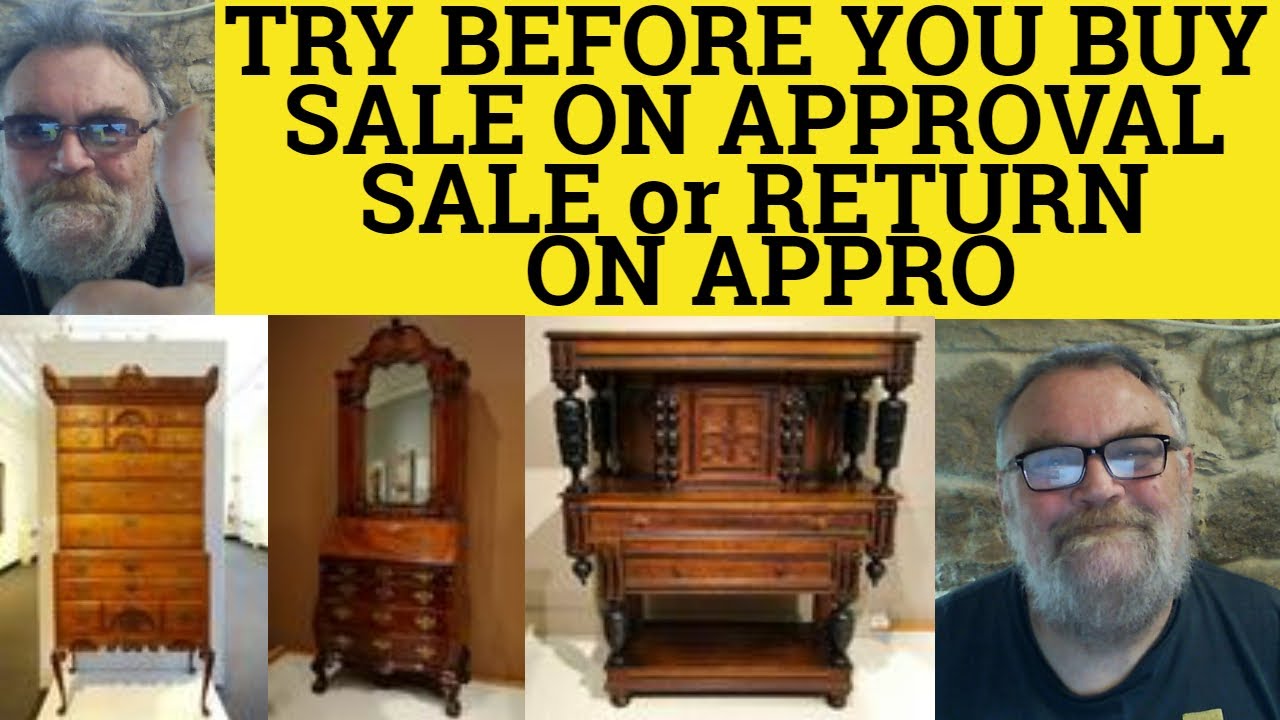 Try Before You Buy Meaning - Define Sale or Return - Sale on Approval ...