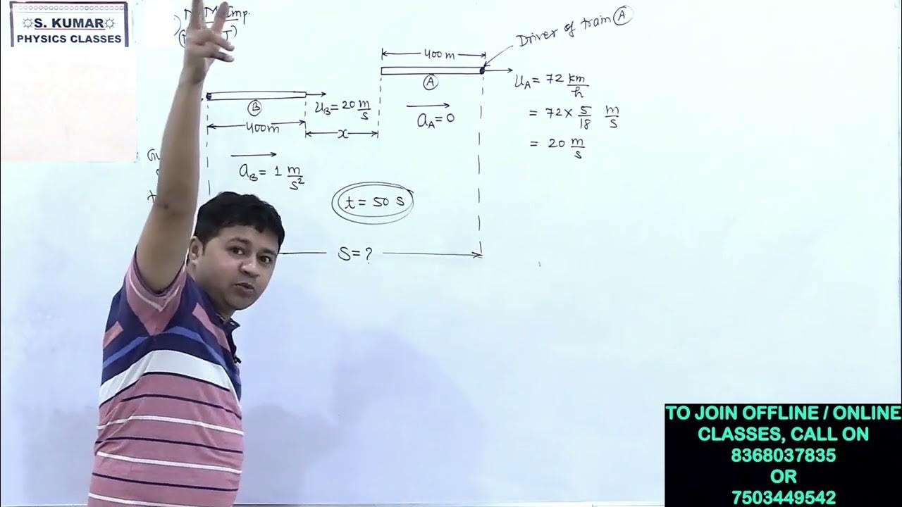 Two trains A and B of length 400 m each are moving on two parallel tracks with a uniform speed ...
