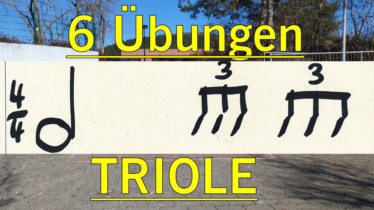 6 Übungen zur Triole - Wie zähle ich eine Triole? Musikunterricht mit ...