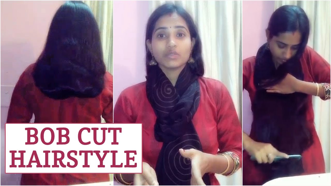 Bob Hair Cut // How To Make a Faux Bob || How To Fake Short Hair ...