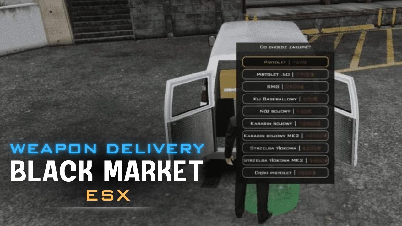 [ESX] | ESX Weapons Dealer Script – Black Market Weapon Order ...