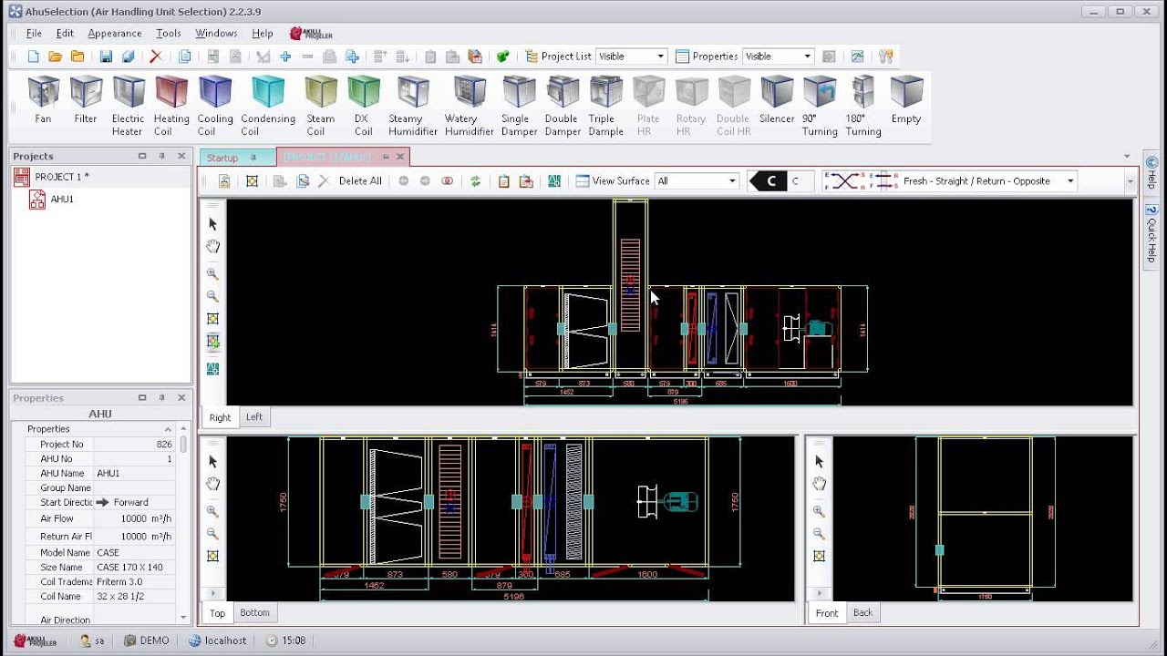 AHU Selection - (Air Handling Unit Selection) - Creating Rotary Heat ...