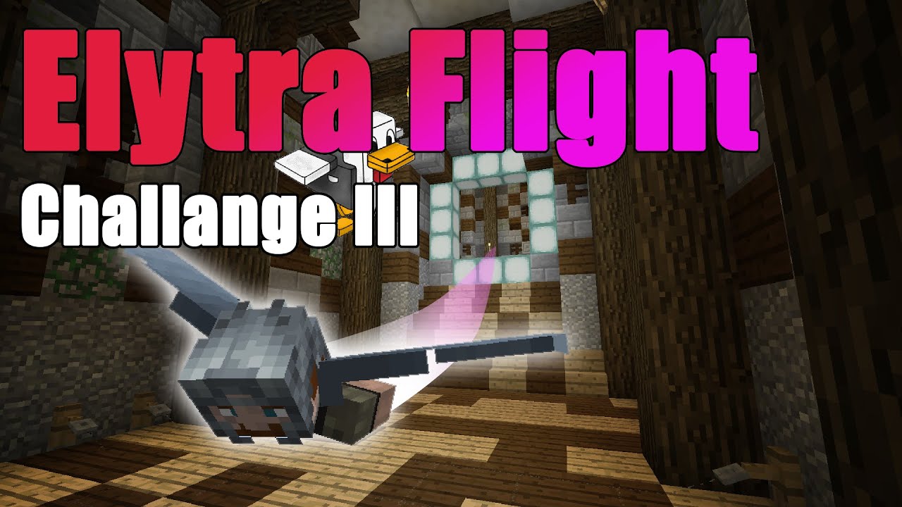 Minecraft 1.9 - Elytra Flight Challenge III - YouTube