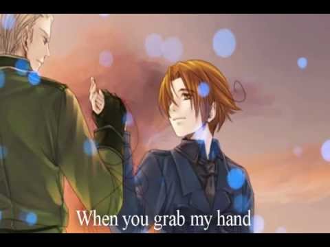 Axis Powers: Hetalia - GerIta First Last Kiss - YouTube