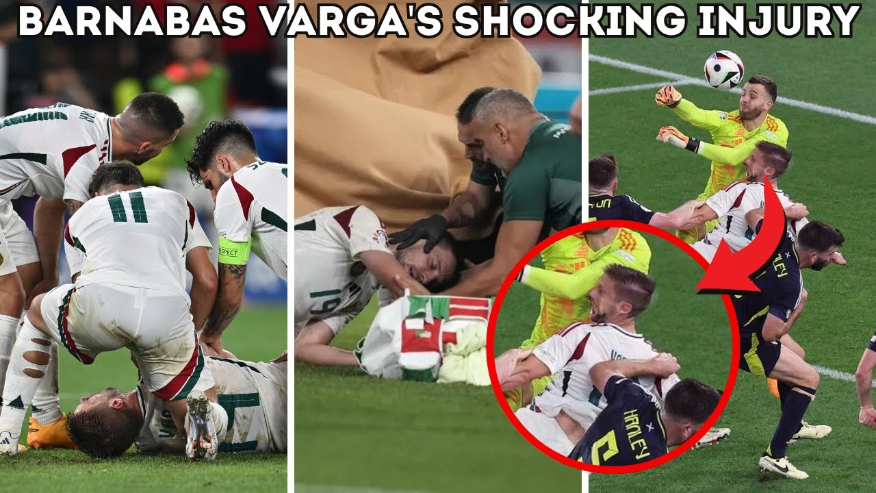 Barnabas Varga's Shocking Injury During Euro 2024 - YouTube