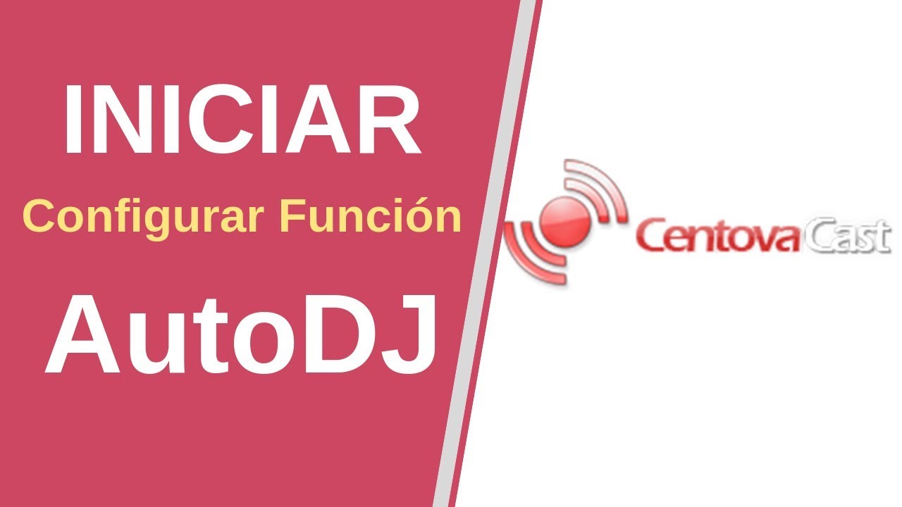 APRENDE COMO CONFIGURAR EL AUTO DJ EN "CENTOVA CAST" V3 - YouTube