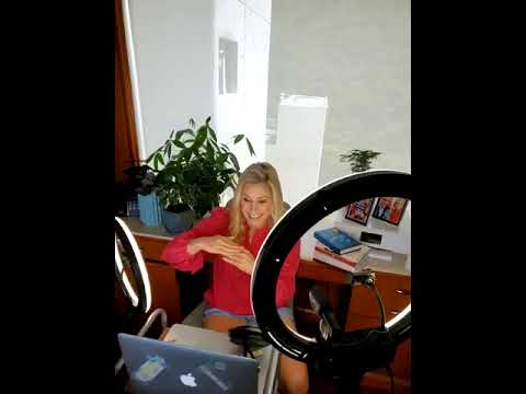 Alisa Camplin Virtual Speaking Session in Her Home Studio 2020