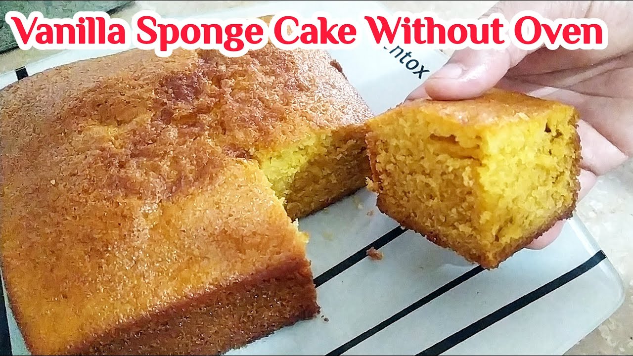 Vanilla Sponge Cake | Sponge Cake Base Recipe | Simple Vanilla Cake ...