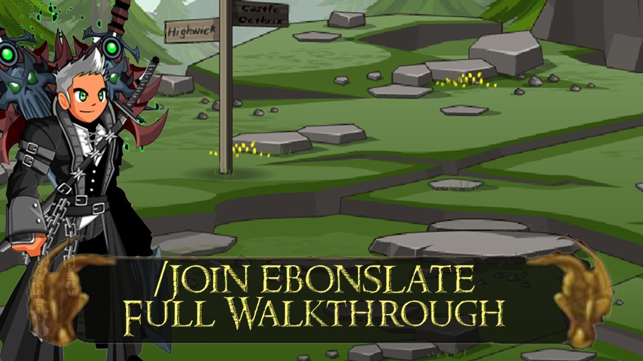 AQW /join ebonslate Full Walkthrough | Sir Valen's Quests - YouTube