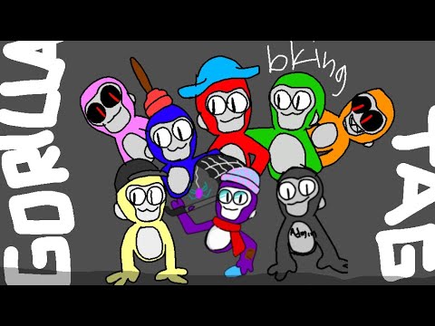 gorilla tag animation (combined)special announcement at the end - YouTube