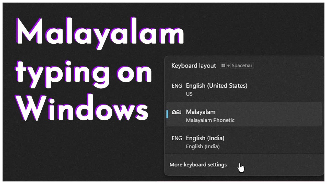 Malayalam Typing | Manglish and InScript Free tool and tips - YouTube