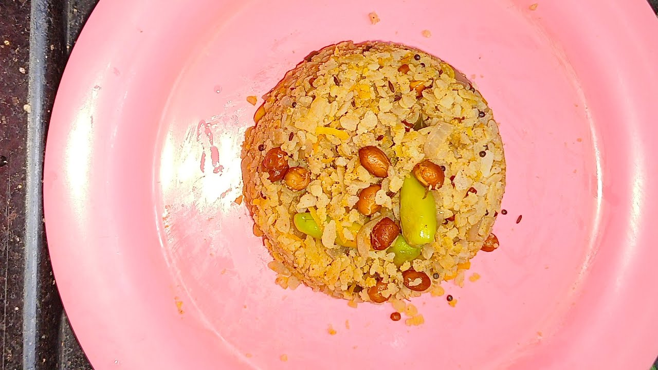 Red rice poha # weight loss & diabetic friendly recipe # Eat healthier ...