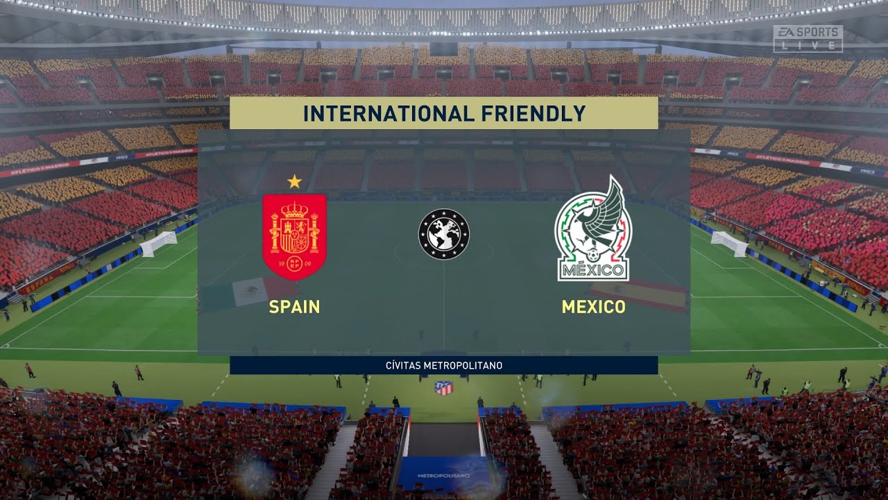 Spain U21 vs Mexico U23 (13/06/2023) U23 International Friendly FIFA 23 ...