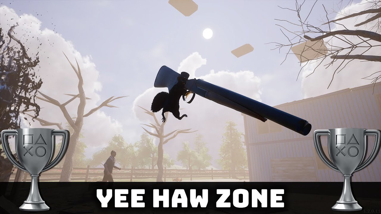 Squirrel With A Gun (PS5) – Yee Haw Zone (All Trophies/Golden Acorns ...
