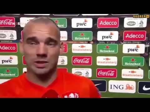 Sneijder gözyaşlarını zor tuttu!
