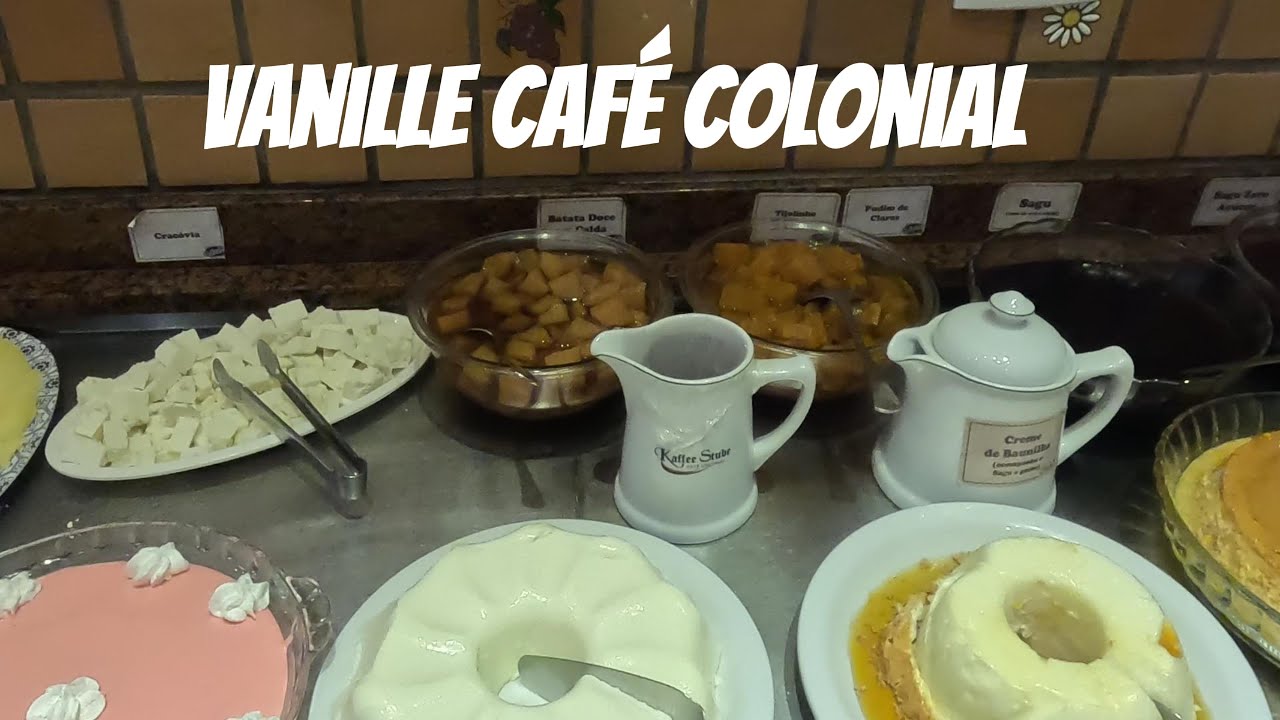 CAFÉ COLONIAL VANILLE NO CAMINHO DO VINHO SJP - YouTube