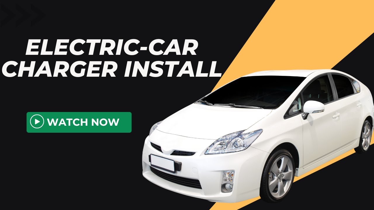Car Charger Installation Idea, no garage, Indoor or Outdoor Rated - YouTube