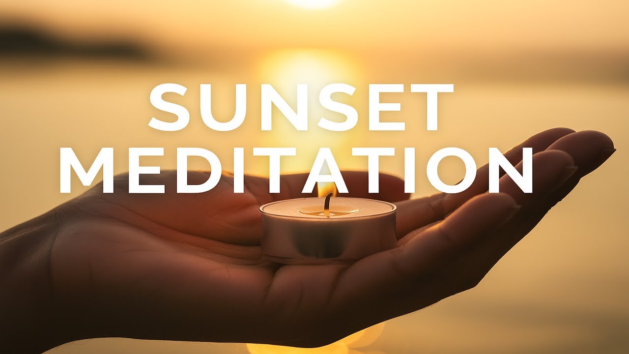 4K Sunset Meditation: Guided Mindfulness Practice | Elevate BGM | 3 ...