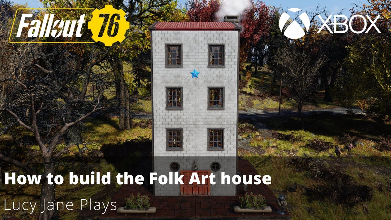 Fallout 76 - How to build the Folk Art house - YouTube