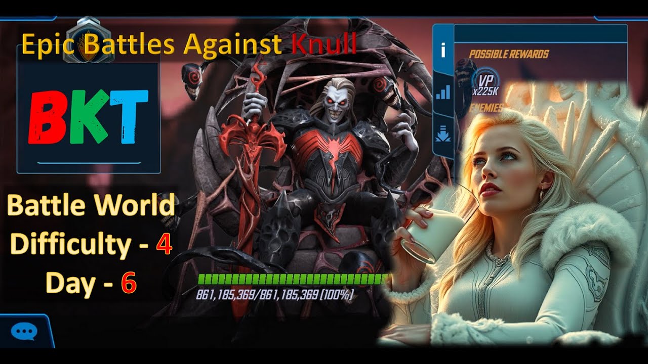 Battleworld Day 6 Knull Battles | (Difficulty 4) - Marvel Strike Force ...