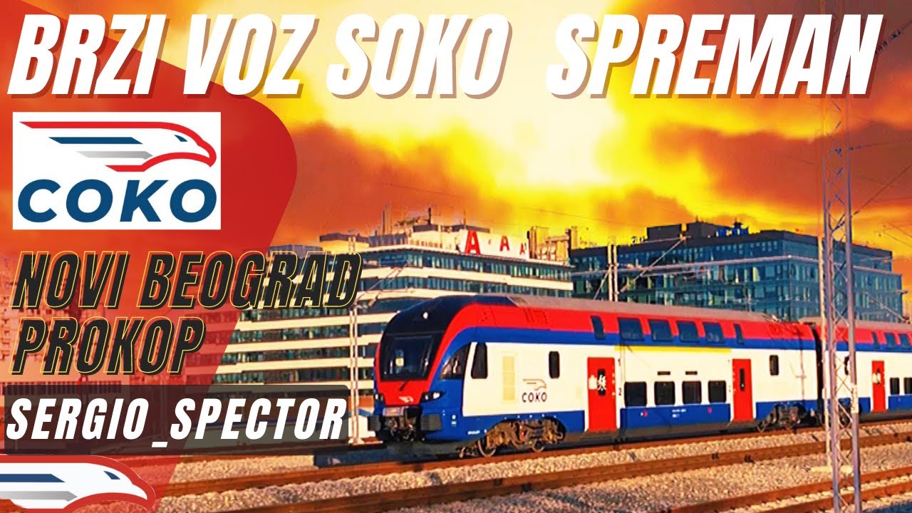 Soko brzi voz Beograd - Novi Sad, Prokop, Blok 42 Novi Beograd ...
