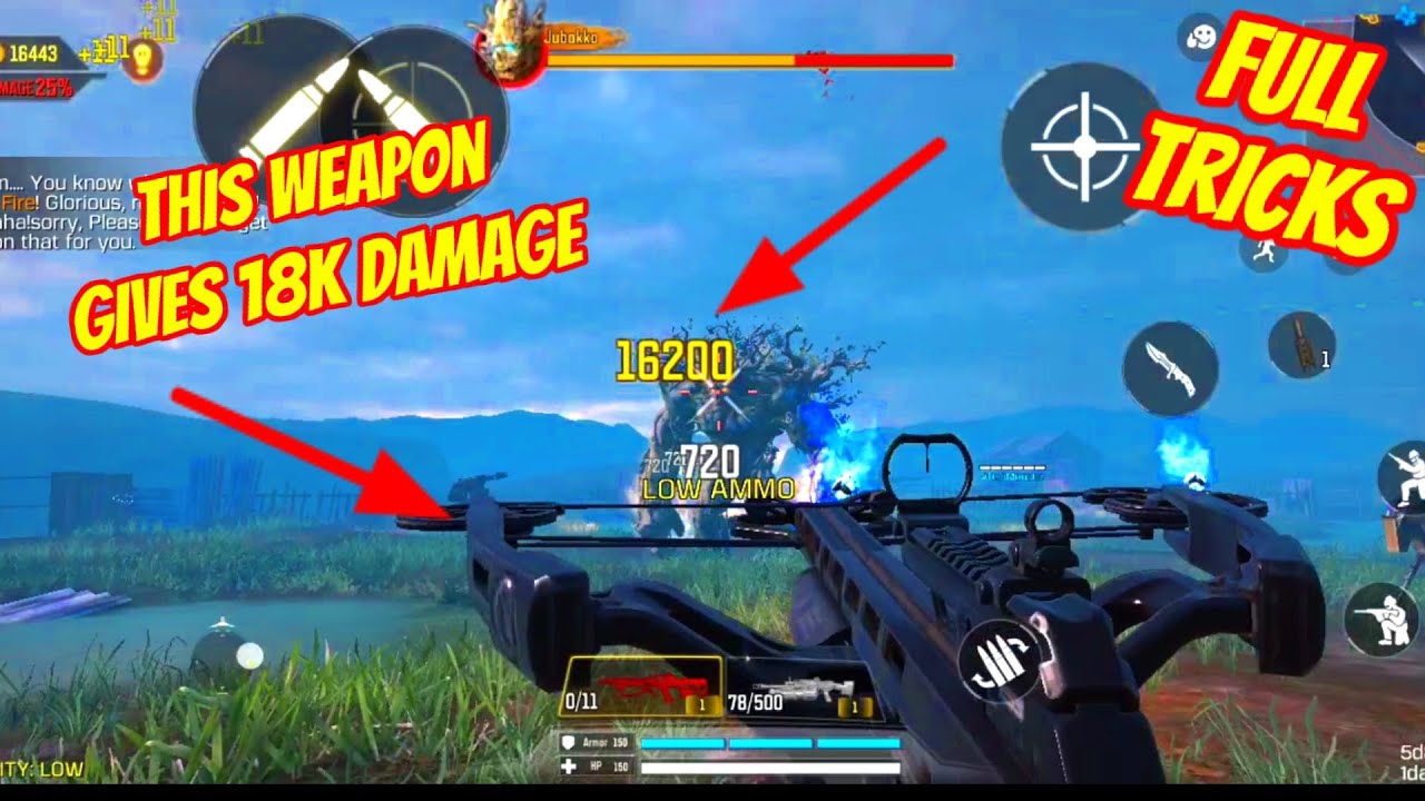 this weapon gives 18k damage in codm zombie mode - YouTube