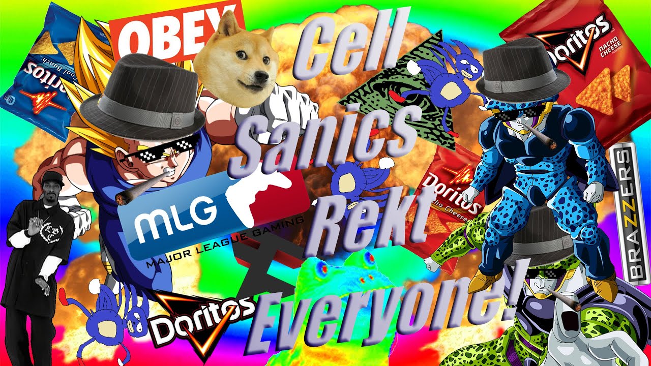 MLG Dragon Ball Z Parody Cell Sanics Rekt Everyone! - YouTube