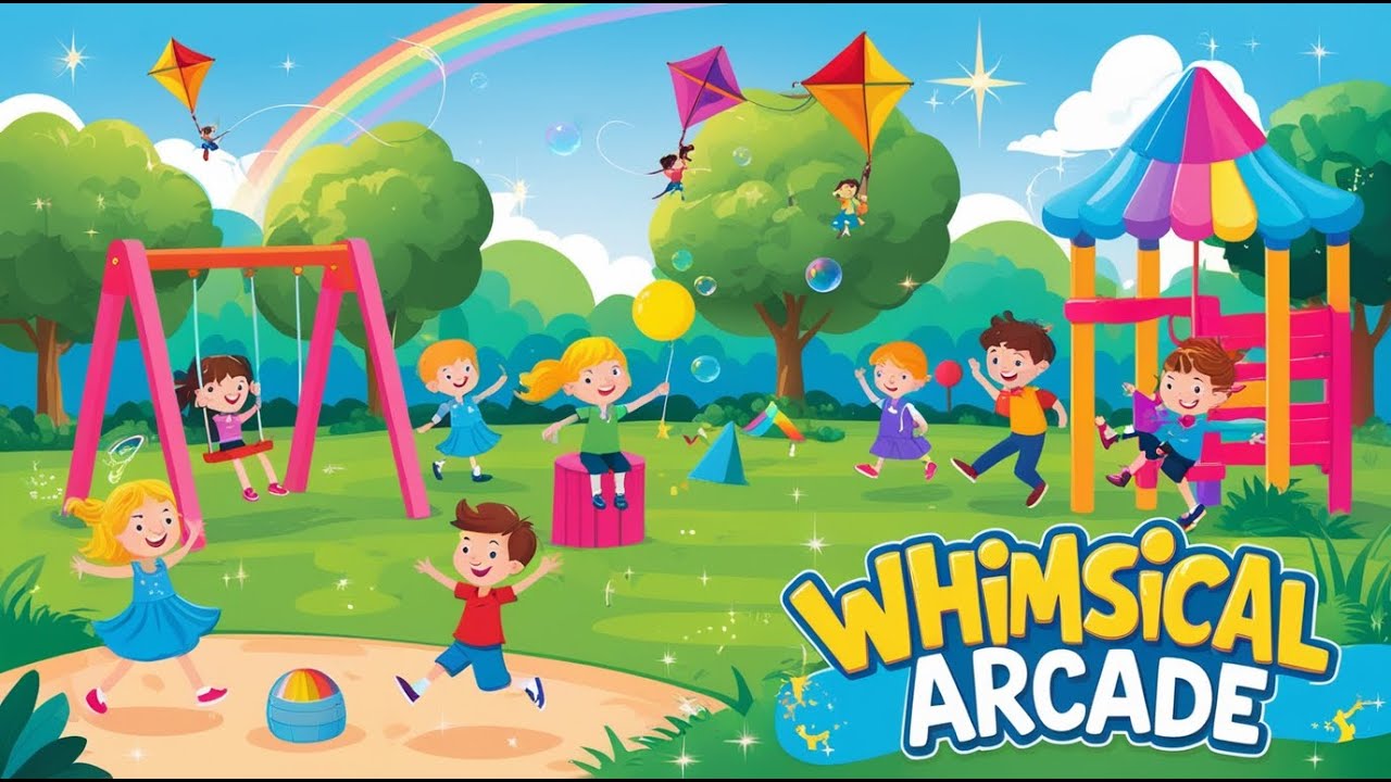 🏖️ Whimsical Arcade Kids’ Song | Jump, Play & Imagine! 🎉 Let's Play All ...