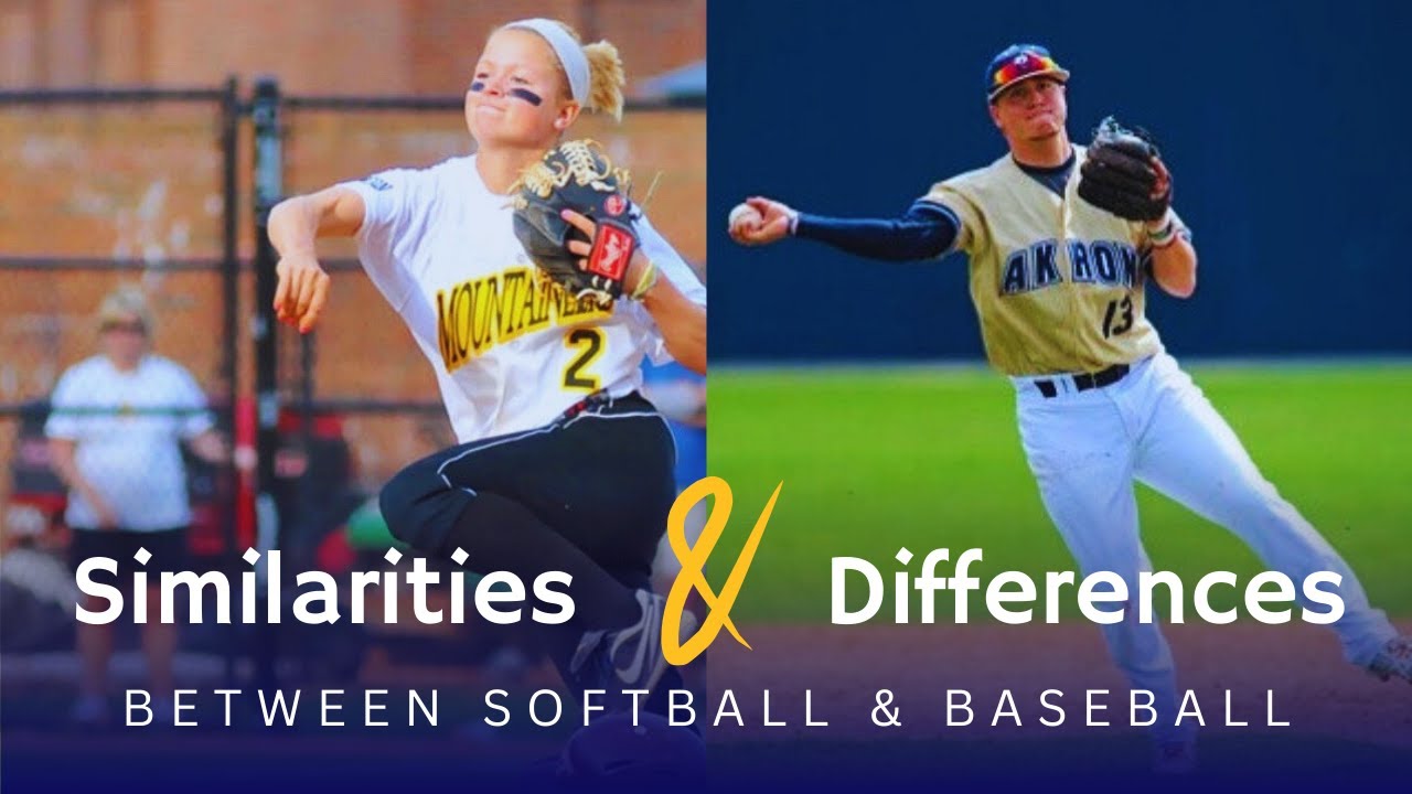 Similarities & Differences Between Softball & Baseball - YouTube