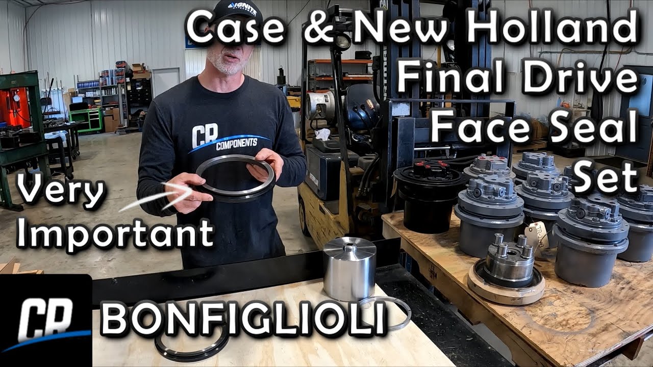 Drive Motor Face Seal Set for Track Machines with Bonfiglioli Final ...