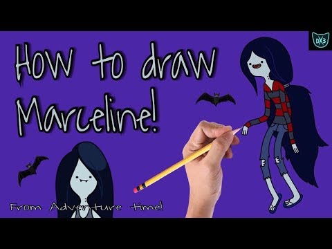 How to draw MARCELINE! Step by step! - YouTube