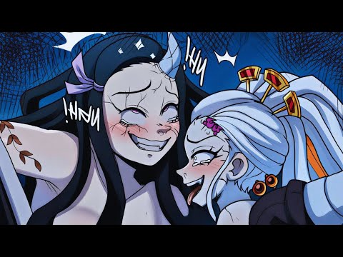 Nezuko Run Away From Daki's | Demon Slayer Comic Dub