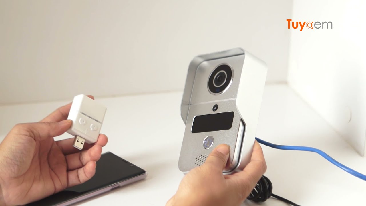 Wireless USB Chime Receiver for Tuya PoE Doorbell - YouTube