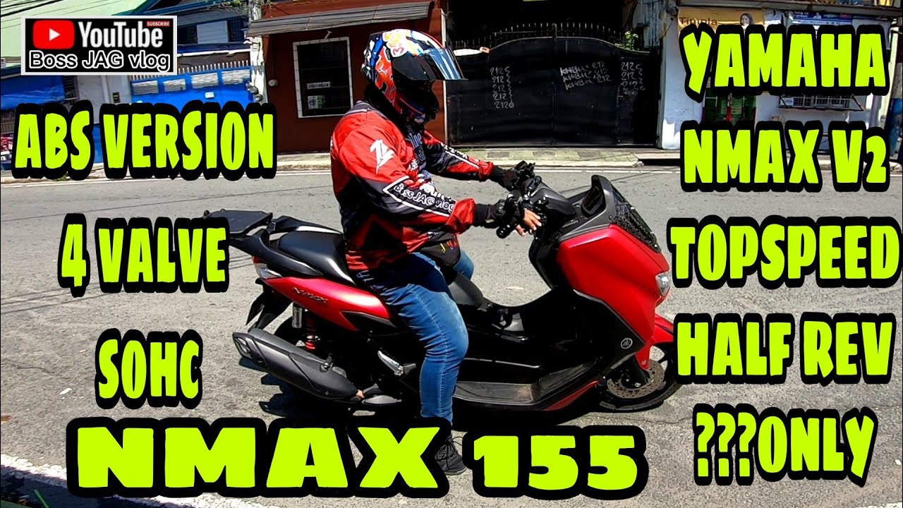 YAMAHA NMAX V2 ABS VERSION TOPSPEED??? HALF REVOLUTION - YouTube