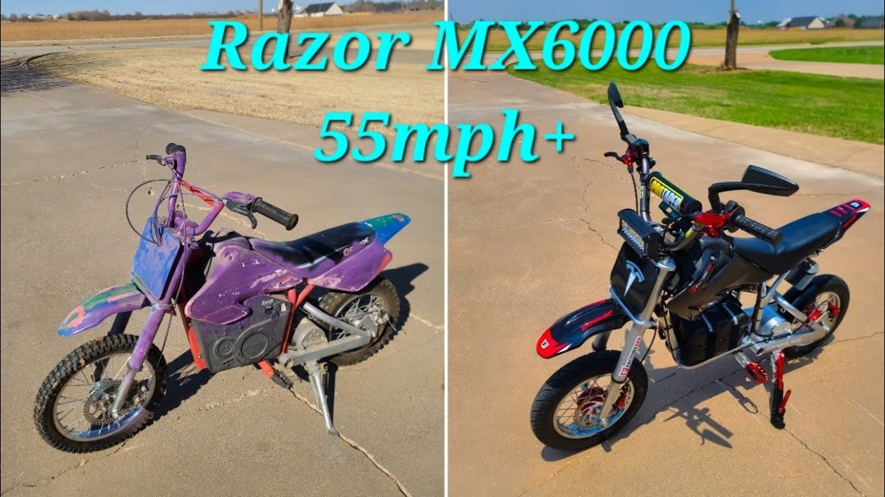 Razor MX500 6000w 72v - YouTube