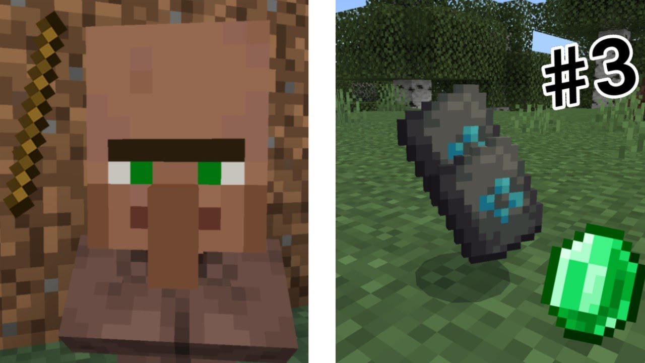 Minecraft Survival #3 (un solo jugador) reproduccion aldeana y tradeos ...