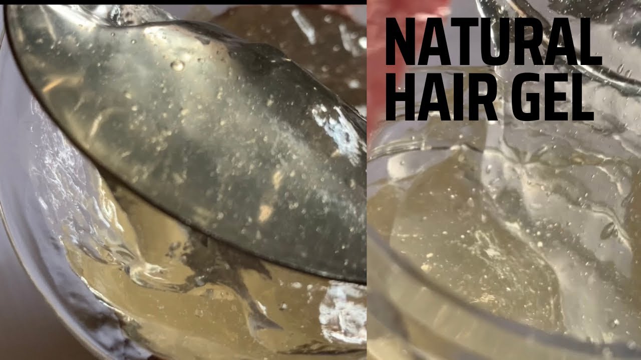 How To Make Natural Hair Gel At Home Diy Hair Gel Homemade Hair Gel